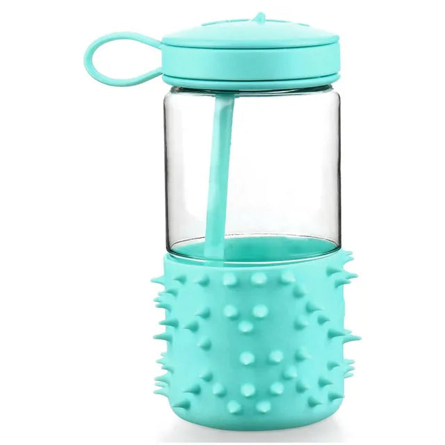 Melii Spikey Water Bottle - Aqua – vanillamummy.com